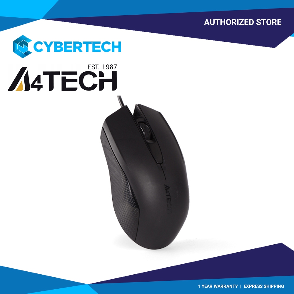A4Tech Op-760 USB Wired Mouse Black | Shopee Philippines