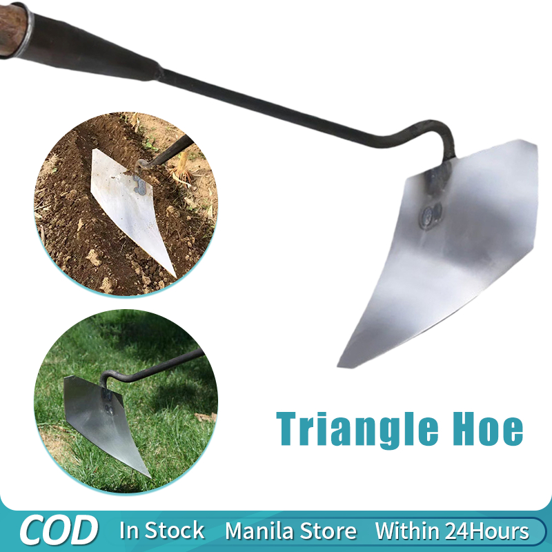 Soil Turning Hoe, Triangle Hoe Garden Tool, for Weeding Planting ...