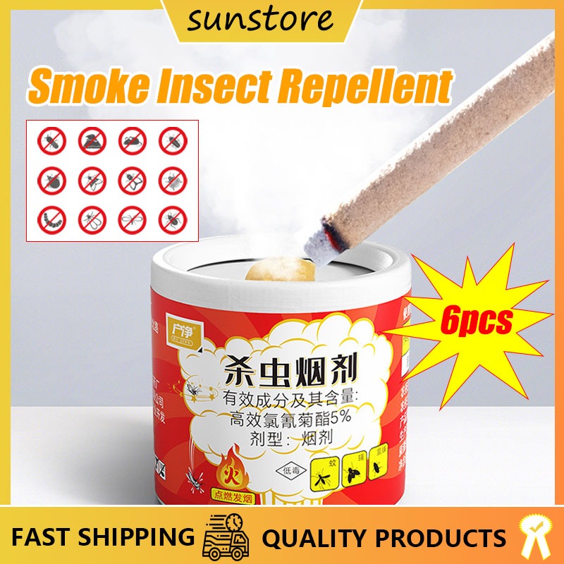 Smoke Insect Repellent Smoke Insect Agent Cockroach Fumigant 6pcs ...