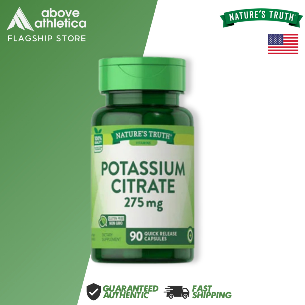 Nature's Truth Potassium Citrate 275mg - 90 Capsules - Essential ...