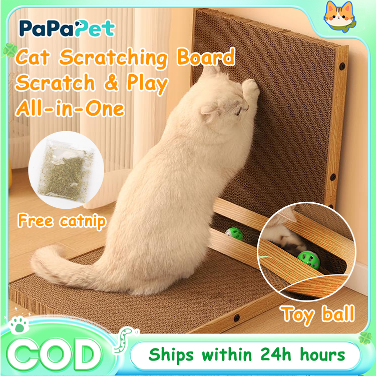 Cat Scratching Board Toys Scratching Play All-in-One Machine Various ...