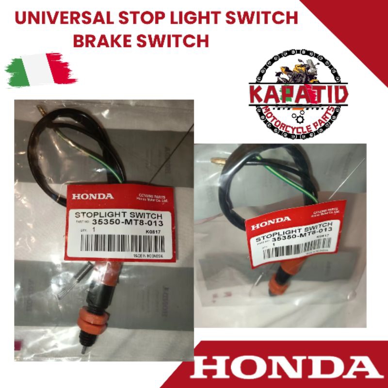 HONDA Genuine Universal stoplight switch/brake switch | Shopee Philippines