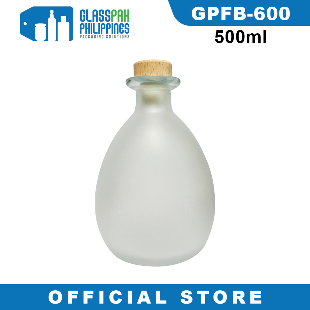 Glasspak 250ml 500ml Teardrop Shaped Glass Bottle Empty Clear And ...