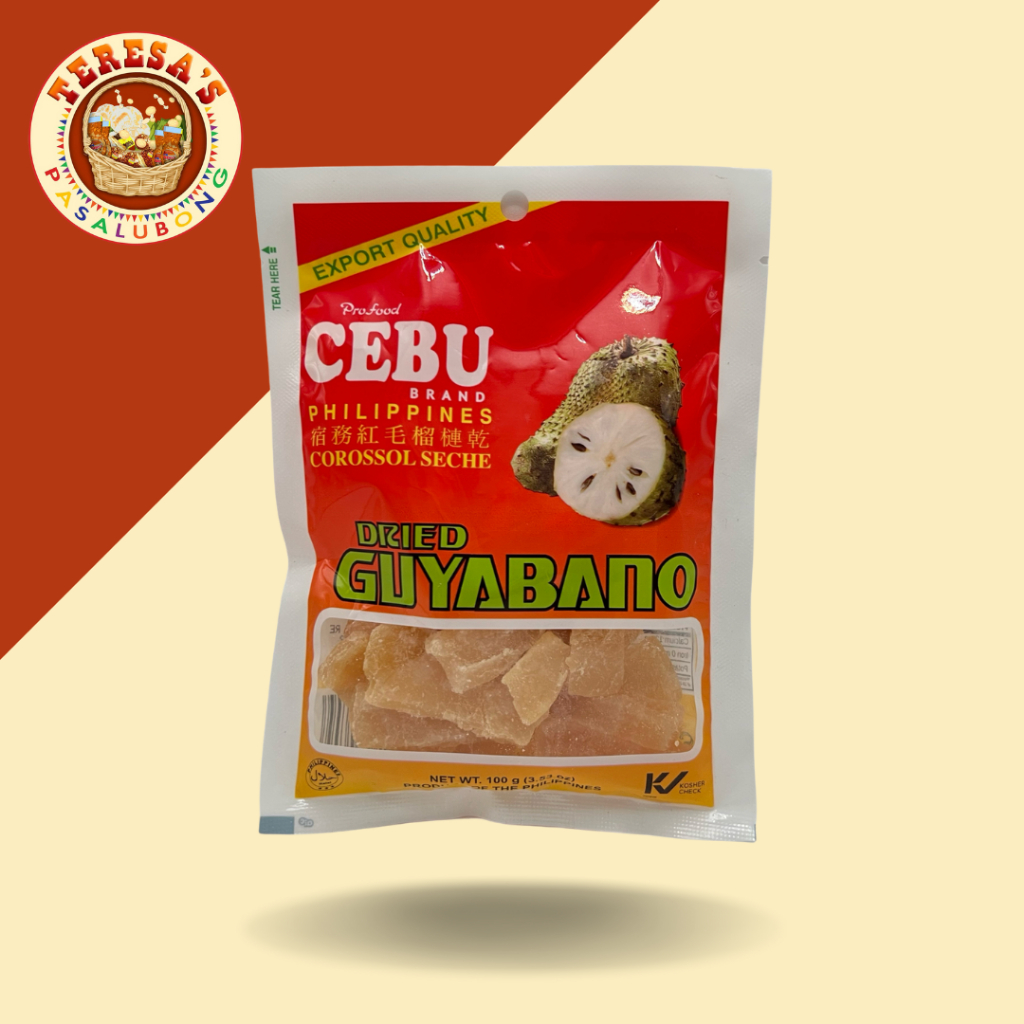 Cebu Brand Dried Guyabano (100g) | Shopee Philippines