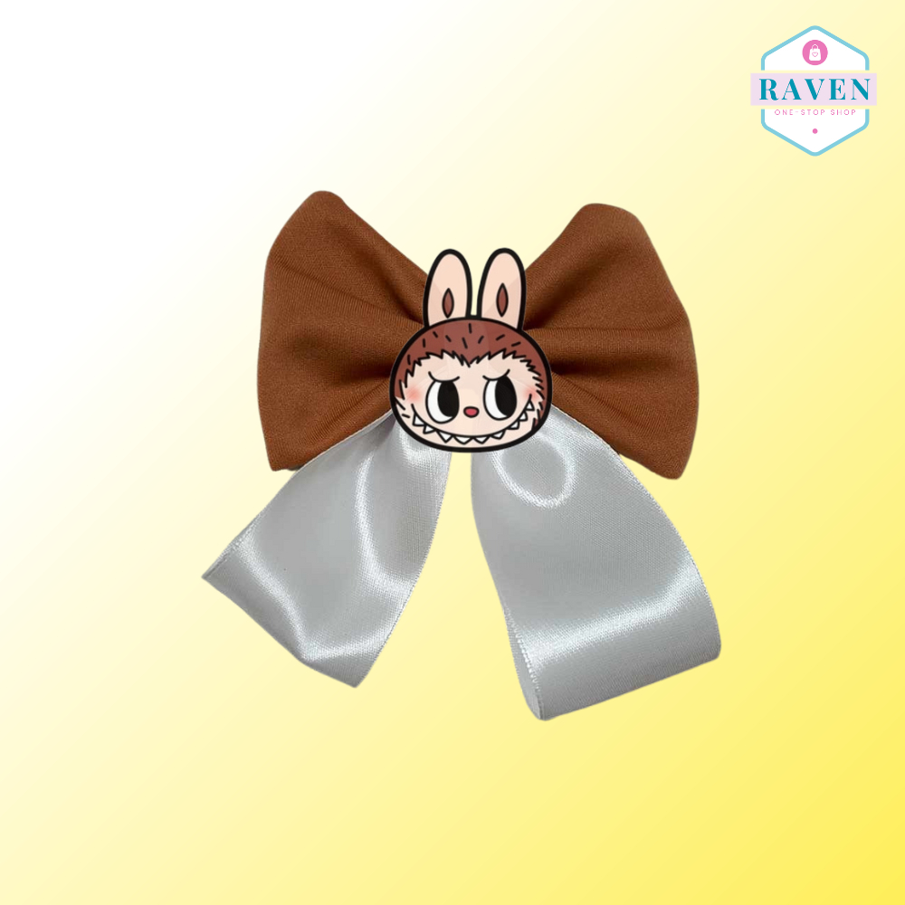 LABUBU THE MONSTERS Cute Milestones Kids Birthday Fashion Trendy Ribbon ...