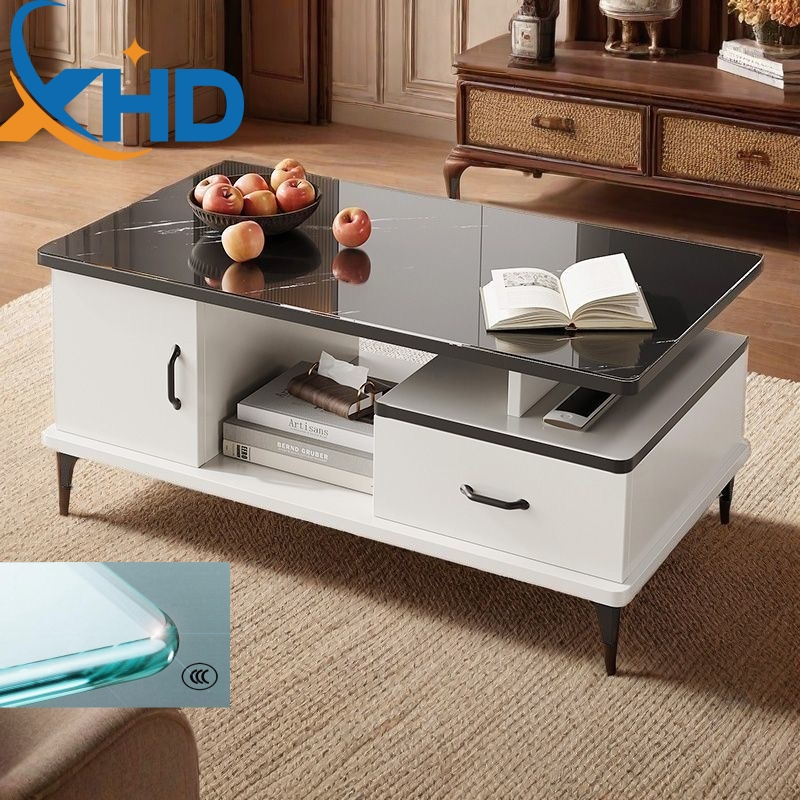 Coffee Center Table with Drawers Simple Modern Creative Living Room ...