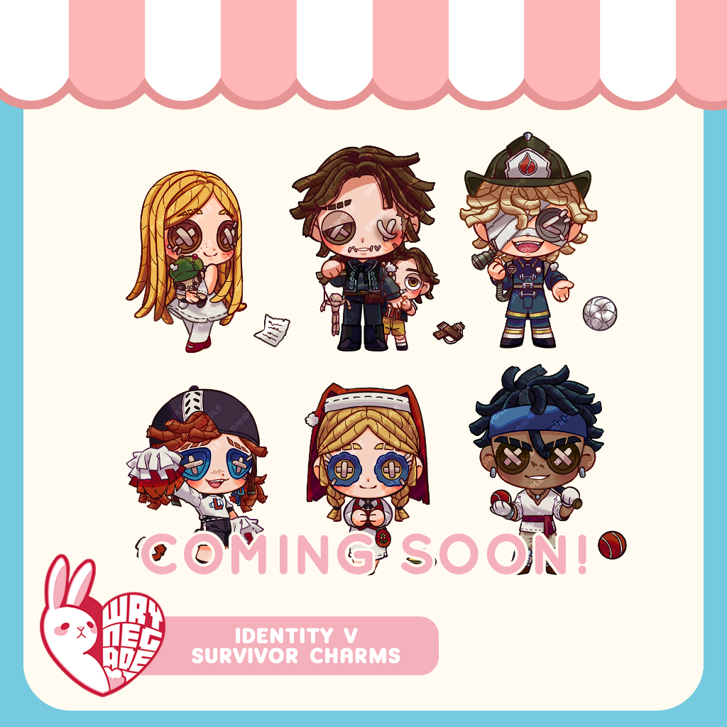 [Part 2] Identity V Survivor Glitter Epoxy Acrylic Charms Keychain ...