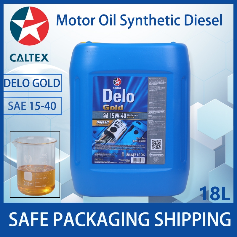 Caltex Delo Gold 15W-40【18L】multistage synthetic heavy duty diesel ...