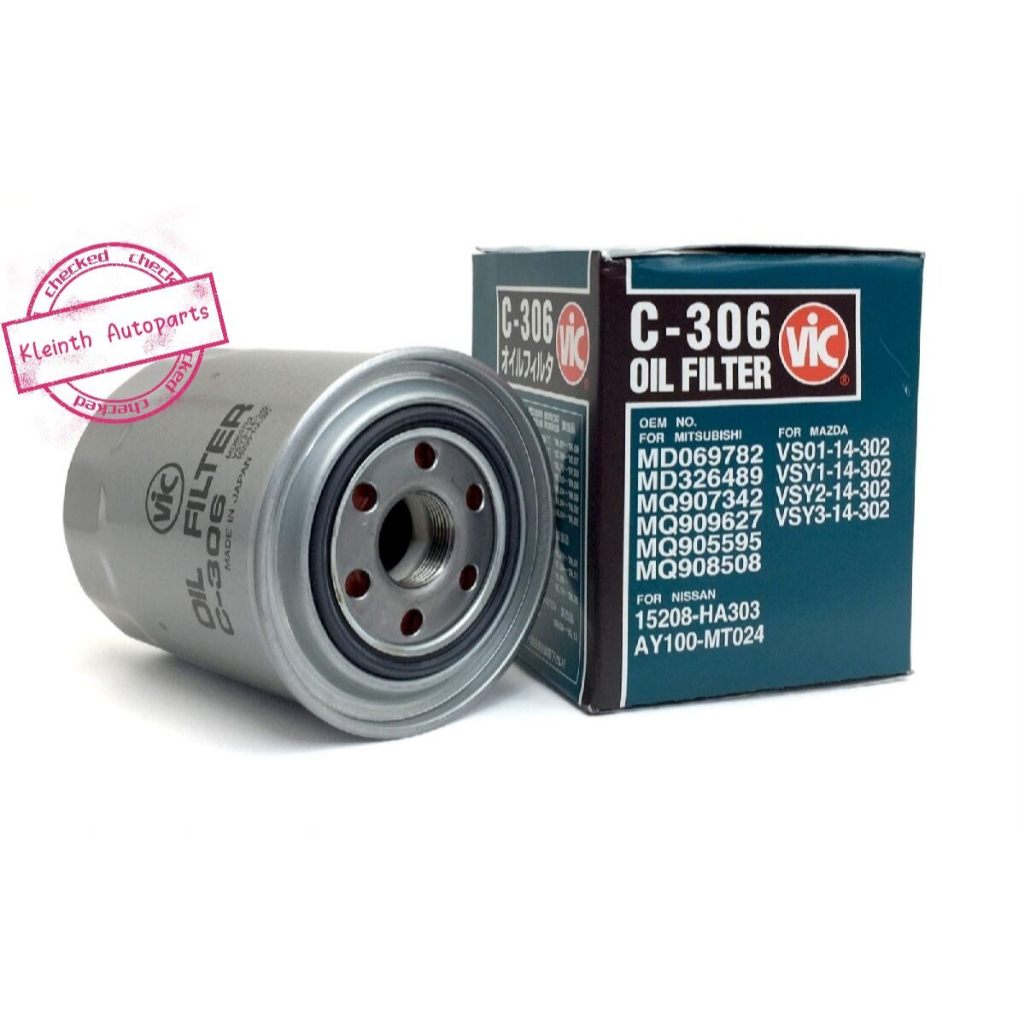 Genuine Vic Oil Filter C-306 Montero 4D56, Adventure, Pajero, Starex ...