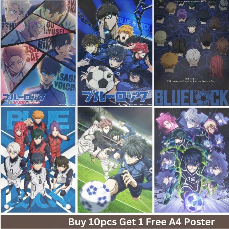 Anime Blue Lock A4 Size Wallpaper Poster Collection | Shopee Philippines