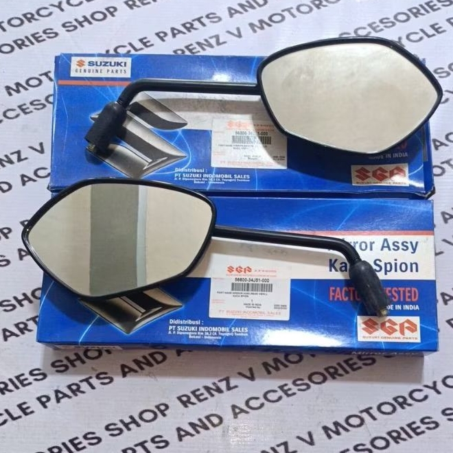SUZUKI ORIGINAL SIDE MIRROR 10mm FOR RAIDER 150FI, BURGMAN ST 125/EX ...