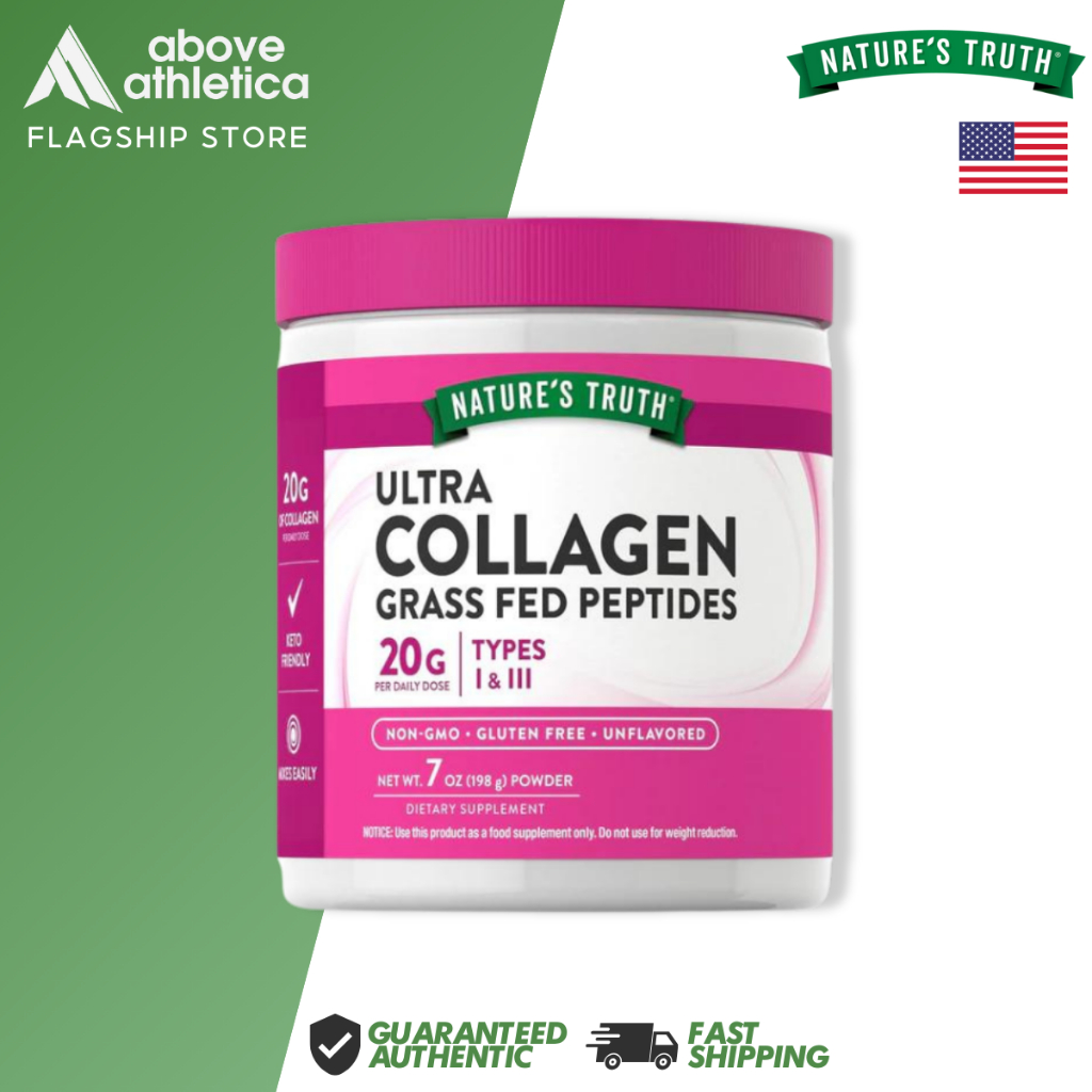 Nature's Truth Ultra Collagen Collagen Powder - 7oz, Type I and III ...