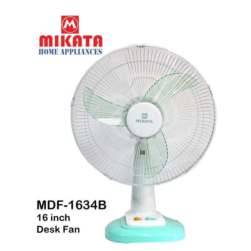 MIKATA 16 Inch Desk Fan MDF 1634-B | Shopee Philippines