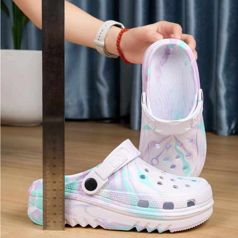 Tri Color classic literide clog flat sandals non-slip slippers for men ...