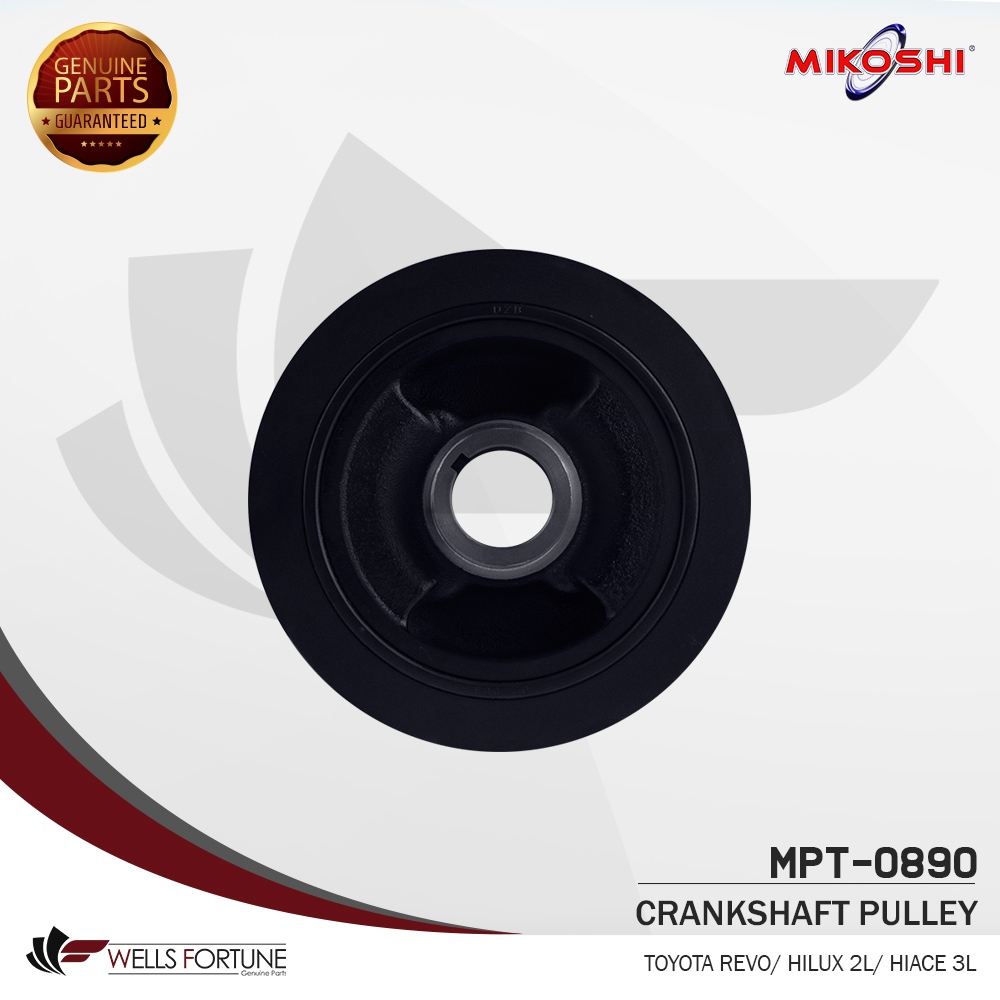 TOYOTA REVO HILUX 2L HIACE 3L 13408-54090 MIKOSHI CRANKSHAFT PULLEY MPT ...