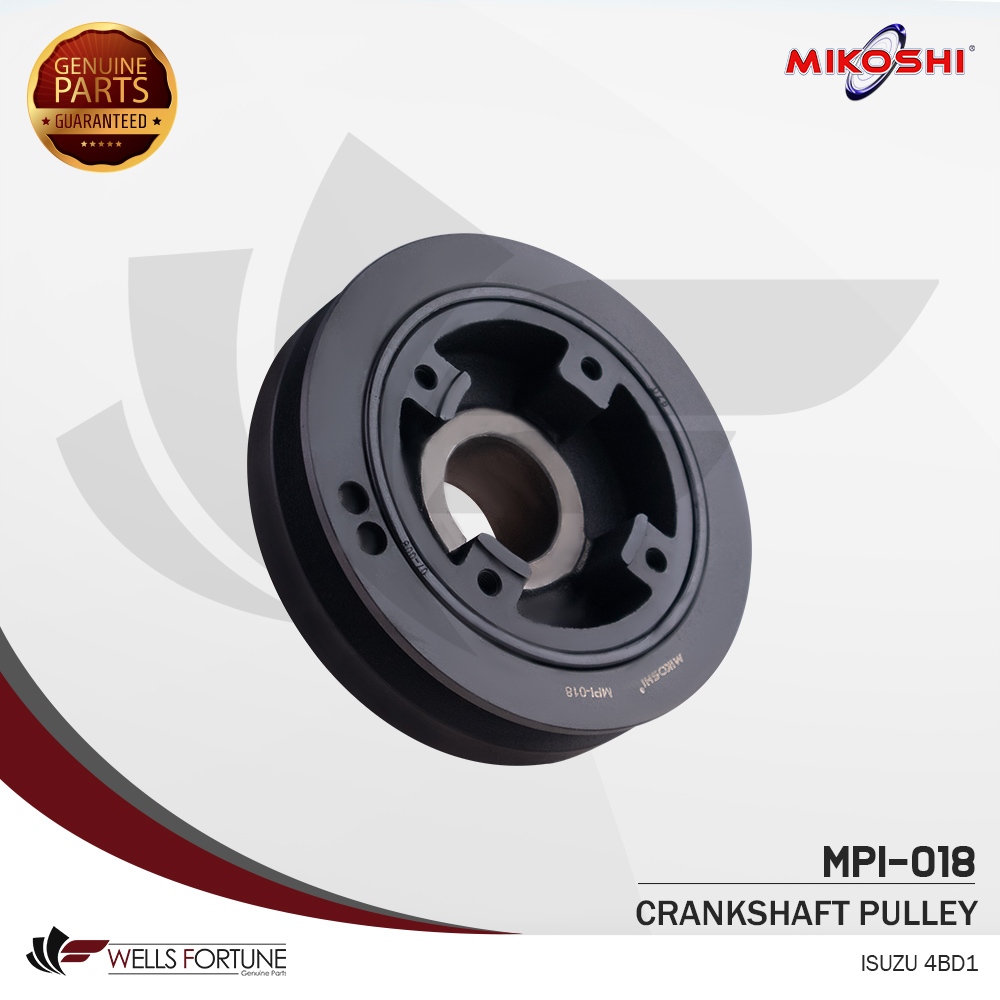 ISUZU 4BD1 8-97138-018-0 MPI-018 MIKOSHI CRANKSHAFT PULLEY WFC (1PC ...
