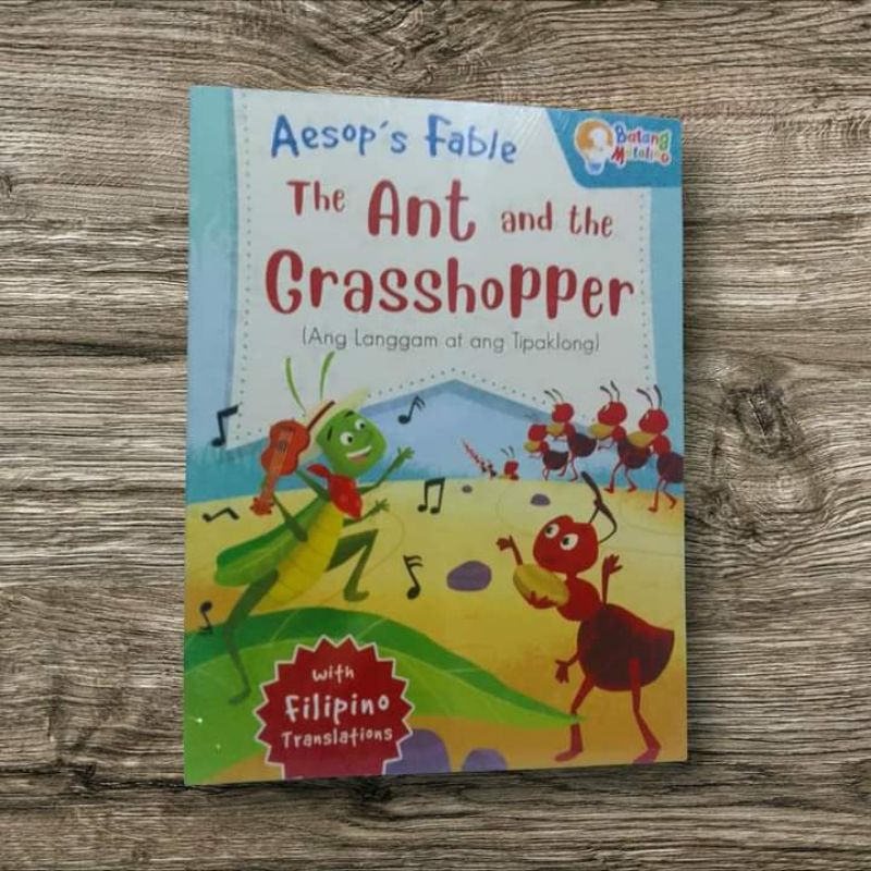 Aesop's Fables -The ANT and the GRASSHOPPER | Shopee Philippines