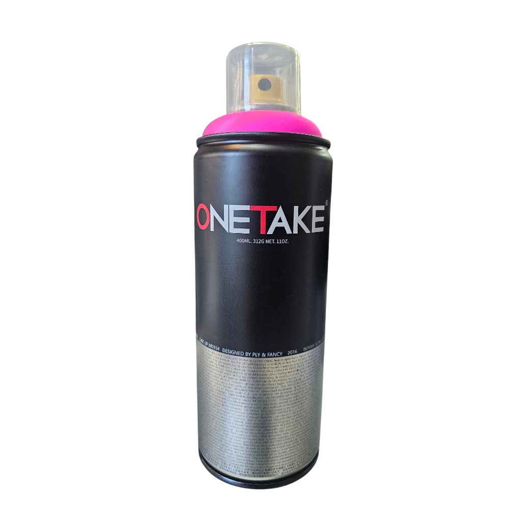 One Take Spray Paint (Fluorescent Pink 2000-7) | Shopee Philippines