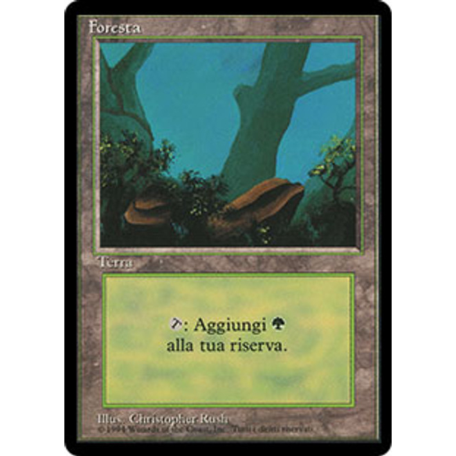 Forest (Foresta) #304 - MTG - Foreign (Italian) - 3rd Edt. | Shopee ...