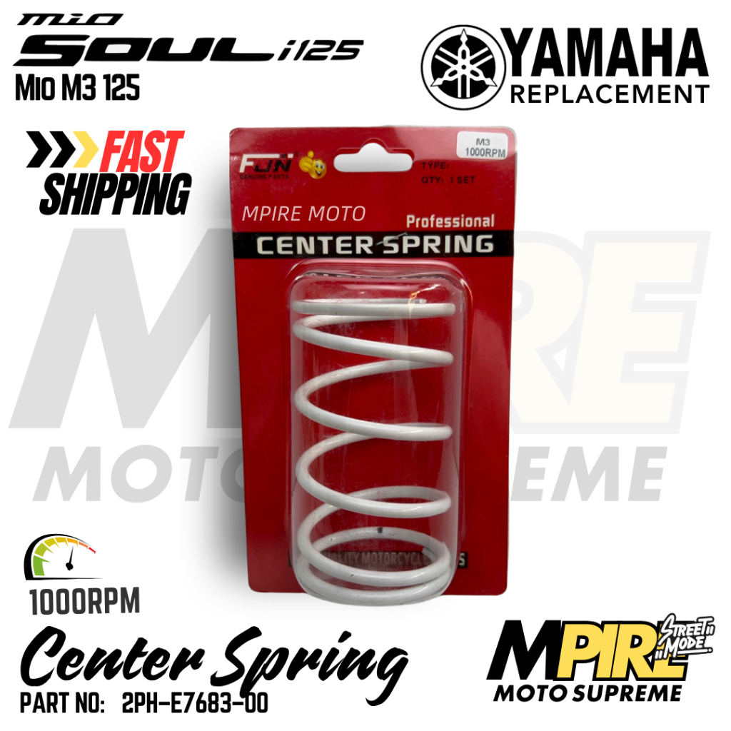 CLUTCH CENTER SPRING (1000rpm) Yamaha Mio 125 M3 (2PH-E7683-00 ...