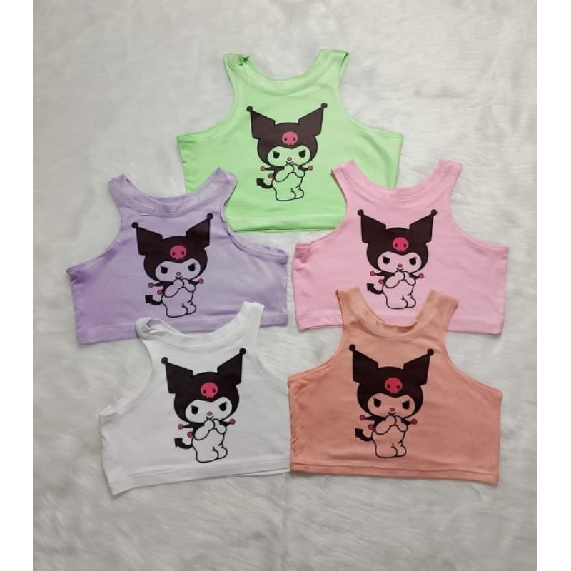 Little Vella Sanrio Kuromi My Melody Cinnamoroll Themed Crop Top ( 5Mos ...