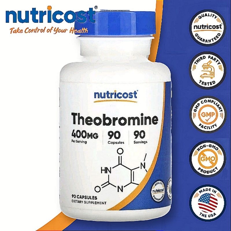 Theobromine, 400 mg, 90 Capsules | Shopee Philippines