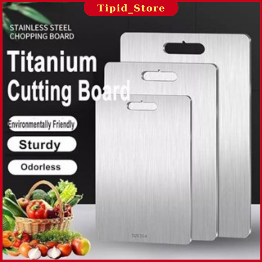 Stainless Steel Cutting Board for Kitchen, Heavy Duty Chopping Board ...