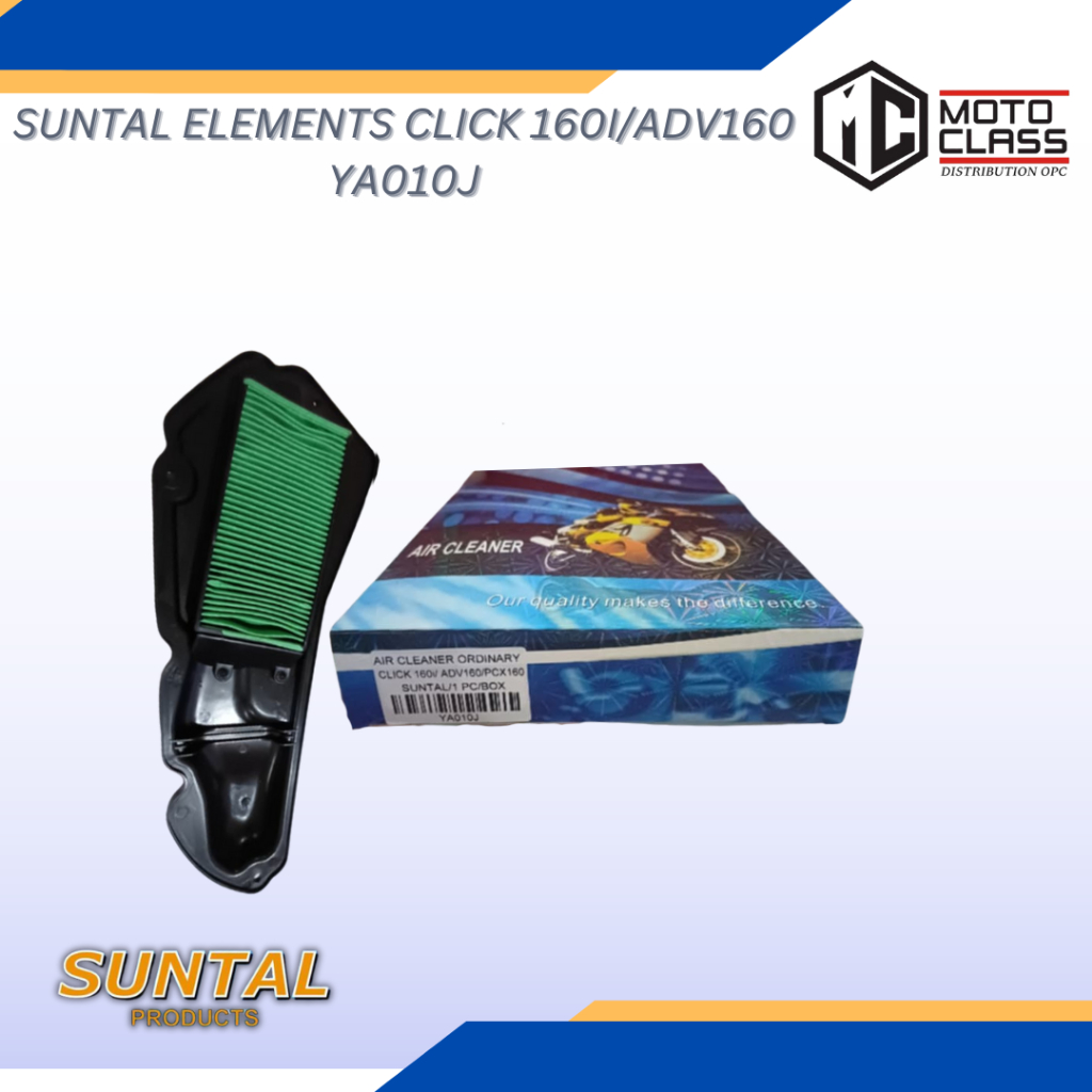 SUNTAL AIR CLEANER ELEMENTS CLICK 160I/ADV160 YA010J | Shopee Philippines
