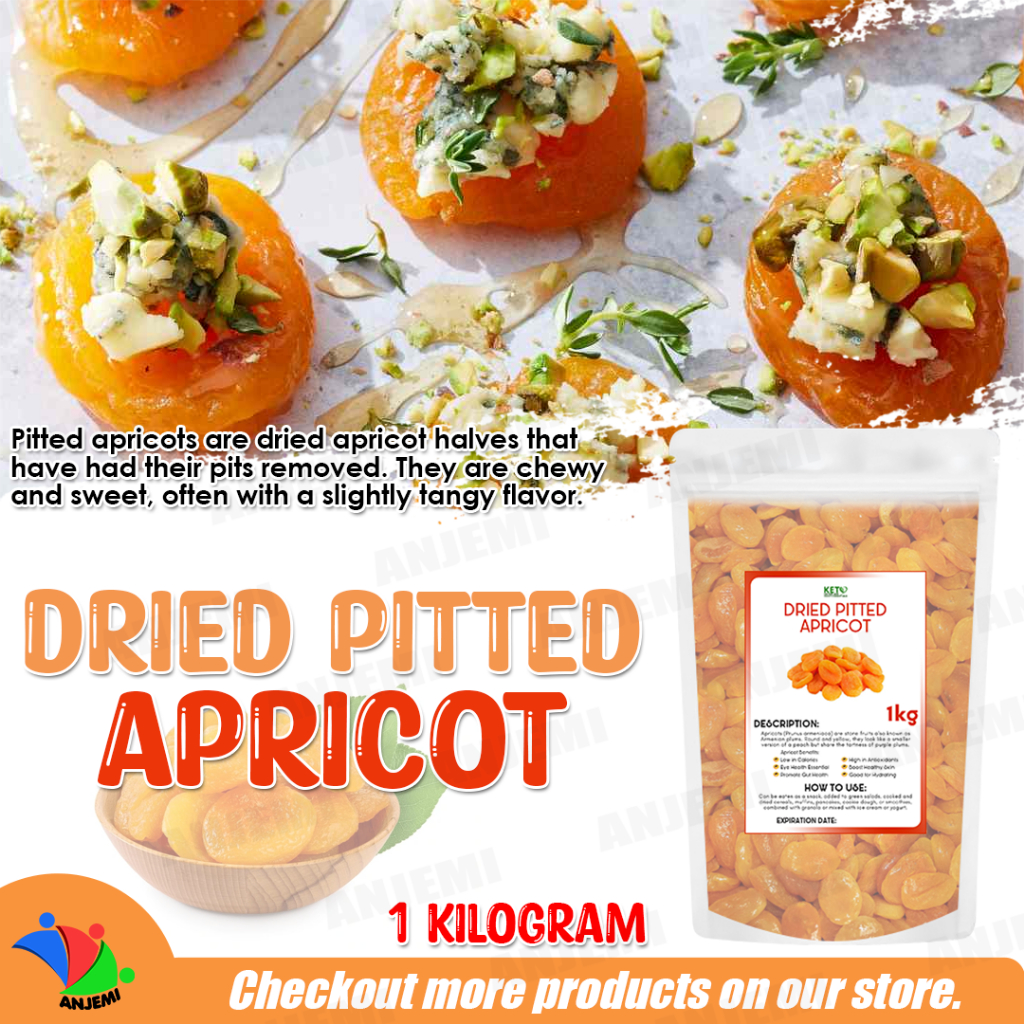Dried Pitted Apricots 1Kg | Shopee Philippines