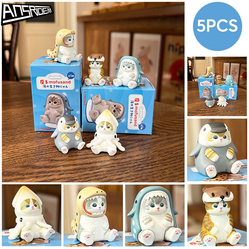 Shark Cat Papa Angel Blind Box Fushan Cat Ornaments Mobile Phone Car ...