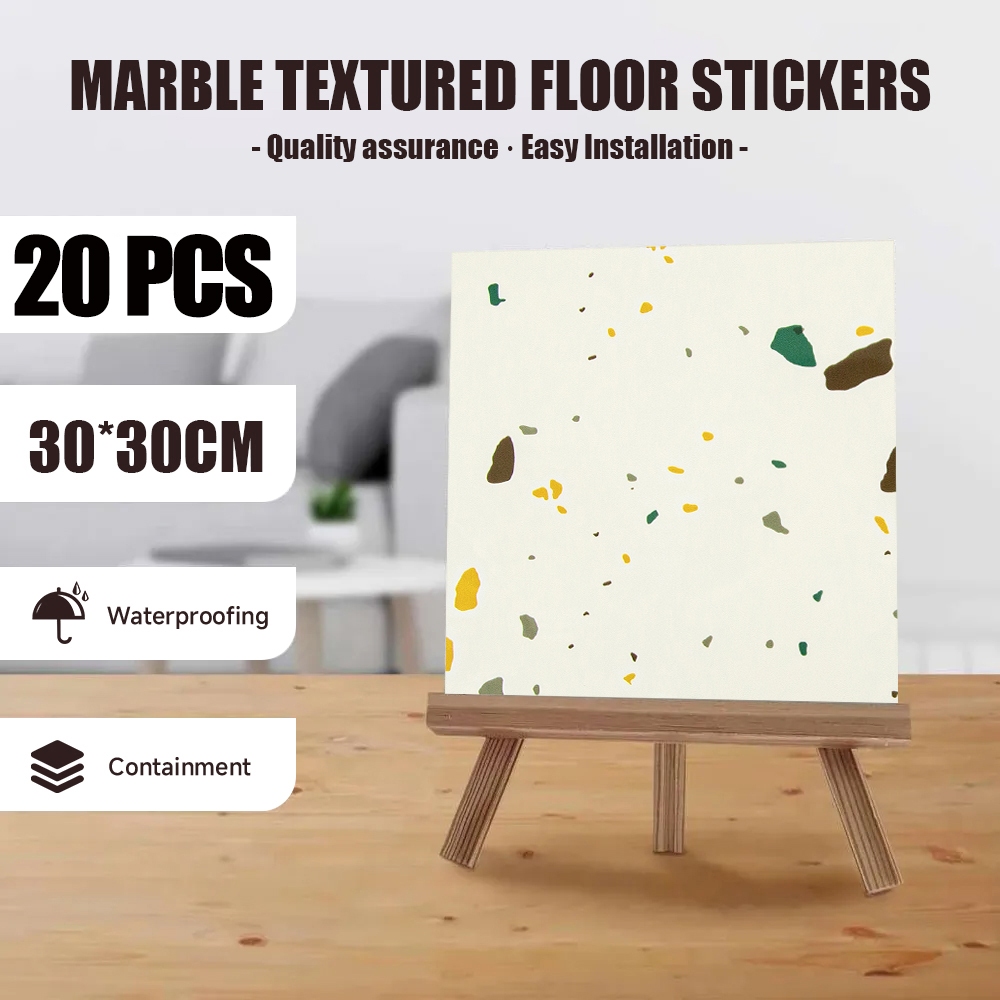 20pcs Vinyl Floor Stickers Waterproof Self-Adhesive Floor Stickers ...