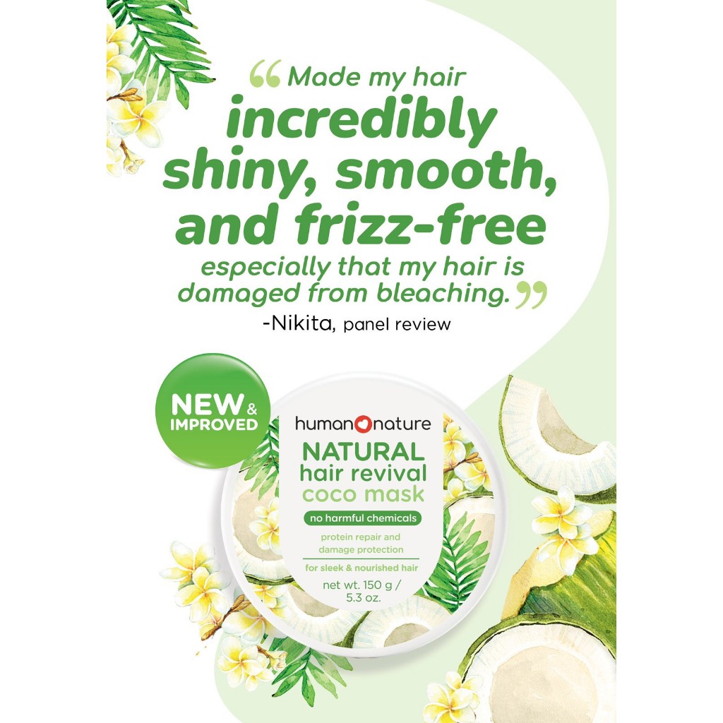 Human Nature Natural Hair Revival Coco Mask 150g (No Harmful Chemicals ...