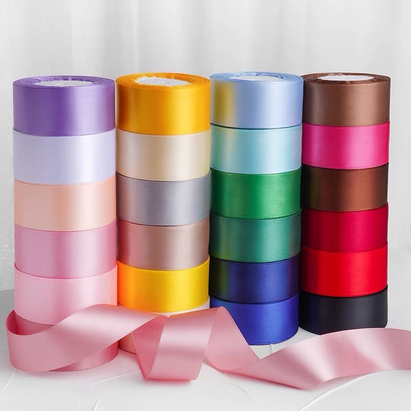 25Yards/Roll 4cm Width Ribbon for Wedding Birthday Gift Box Packaging ...