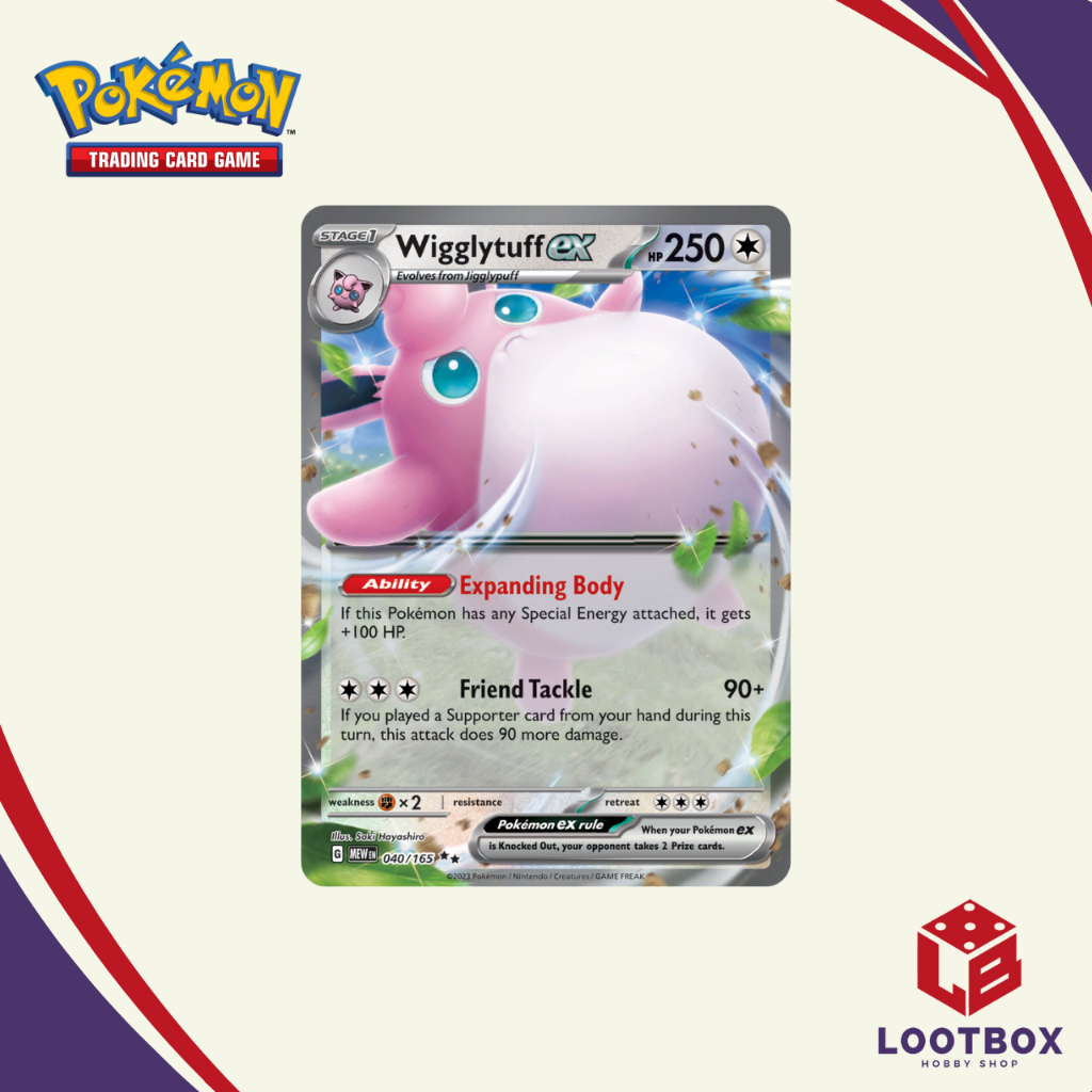 Pokemon Card Game: Wigglytuff ex (Double Rare) - Scarlet and Violet 151 ...