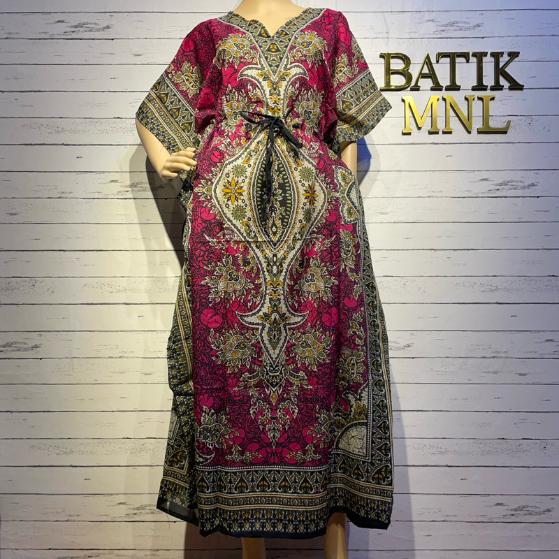 BATIKmnl LONG KAFTAN DASTER DRESS (c) Pambahay Beach Bohemian Boho ...