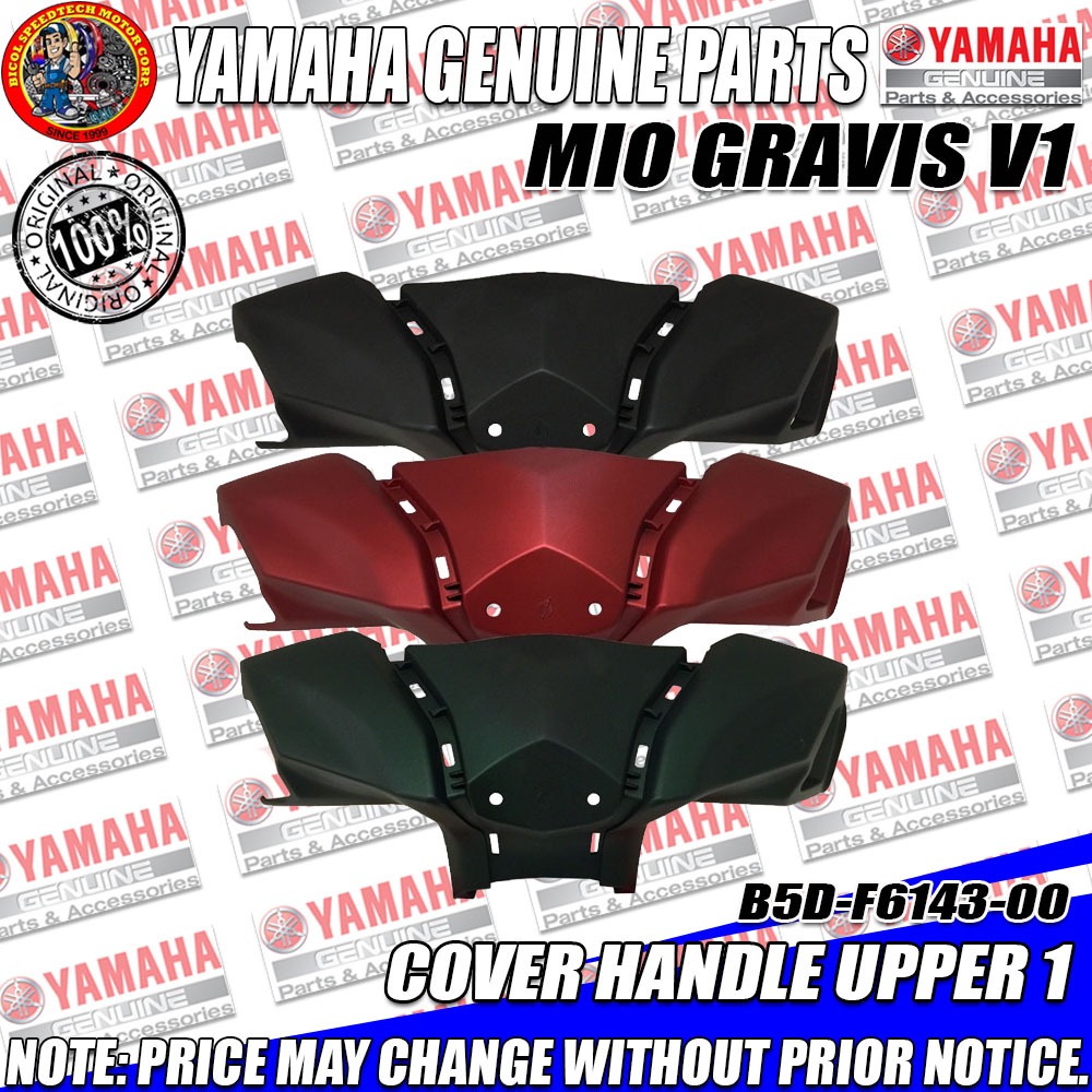MIO GRAVIS V1 COVER HANDLE UPPER 1 (YGP) (GENUINE: B5D-F6143-00 ...