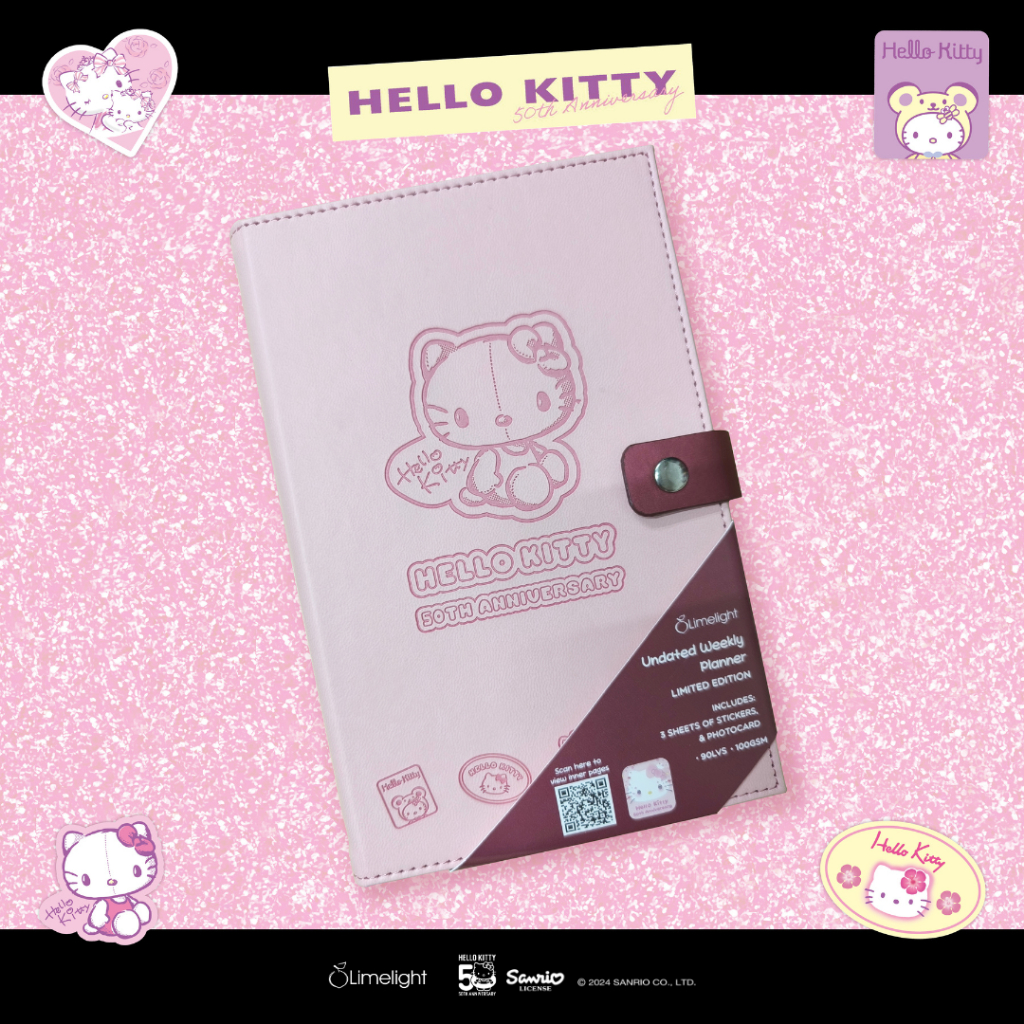 Limelight 2025 Hello Kitty Weekly Planner Travel | Shopee Philippines