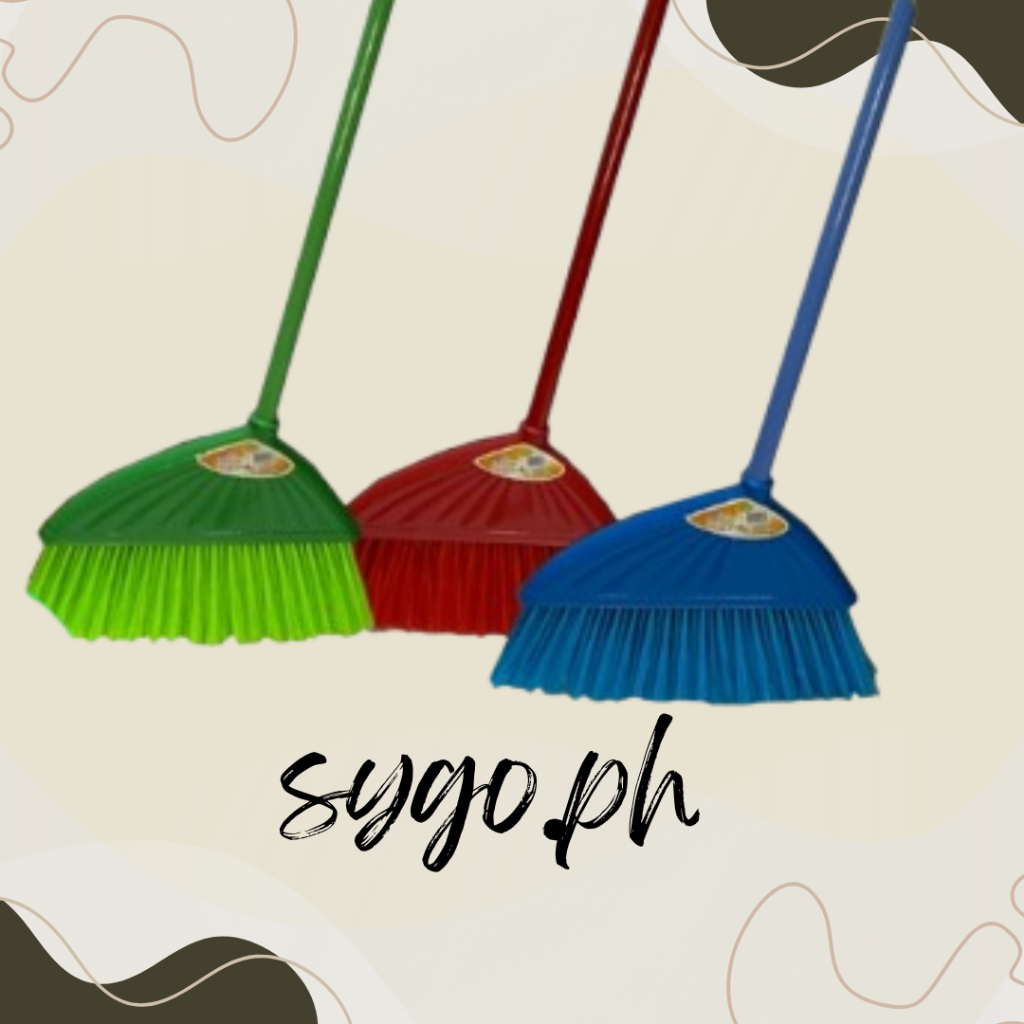 Durable Plastic Whisk Broom Walis with Long Handle 1017 | Shopee ...