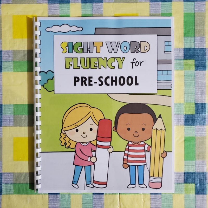 PreK Sight Word Fluency Workbook |PreK-Grade 3 | Shopee Philippines