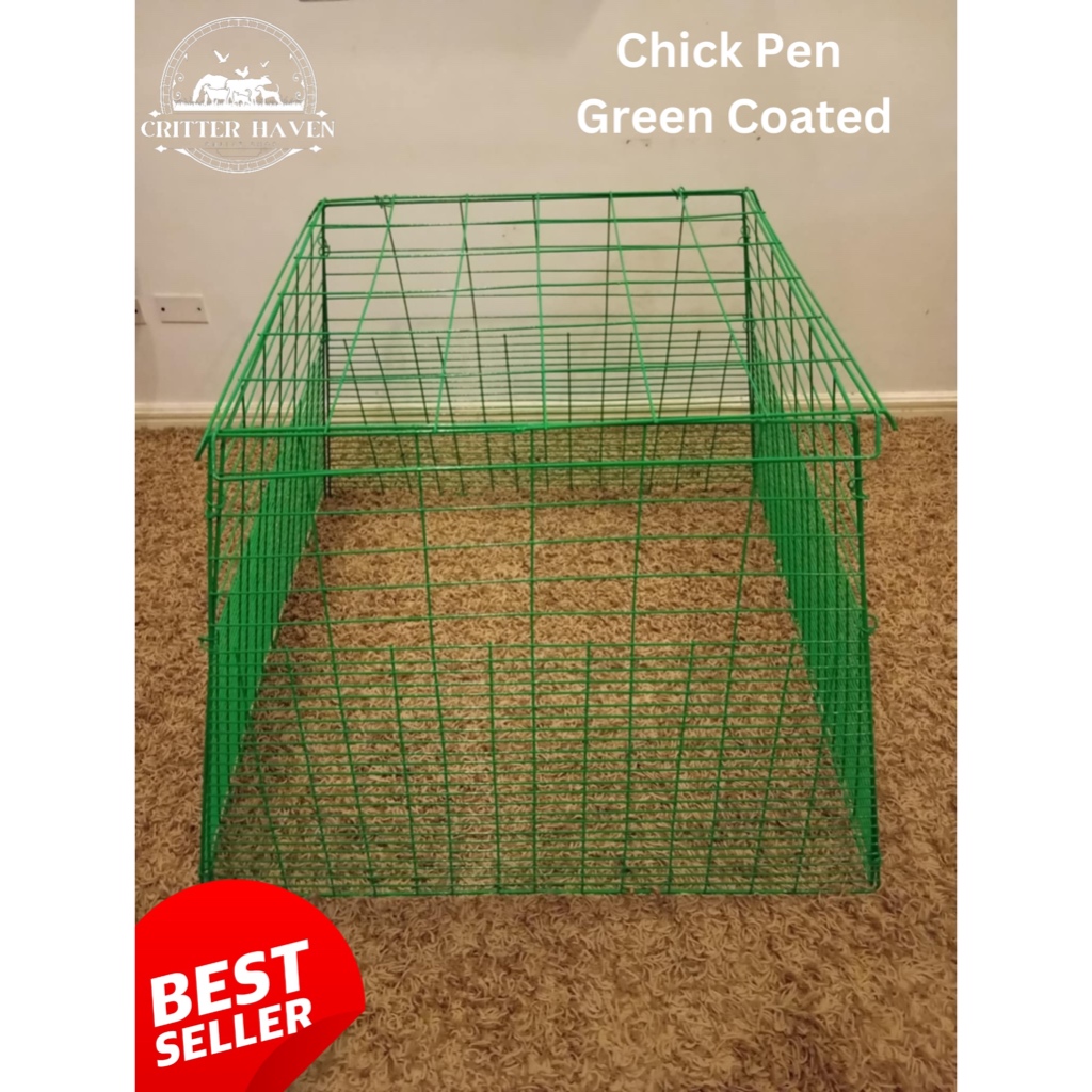 Chick Pen Green Coated / game fowl / kulungan ng manok / Kulungan ng ...