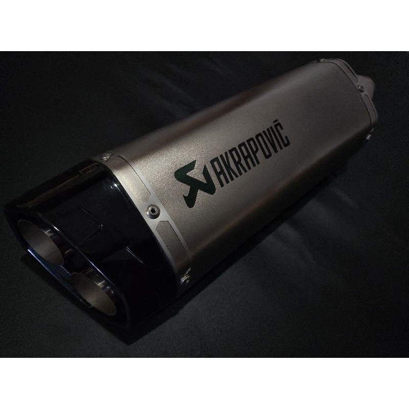 Akrapovic dual hole big canister 450mm length | Shopee Philippines