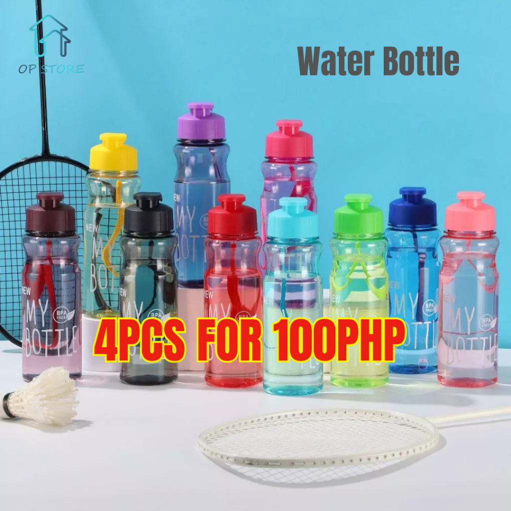 Buy 3 Take 1 Free 480ml Water Bottle My Bottle Tumbler Water Cup Portable Plastic Ware | Shopee ...