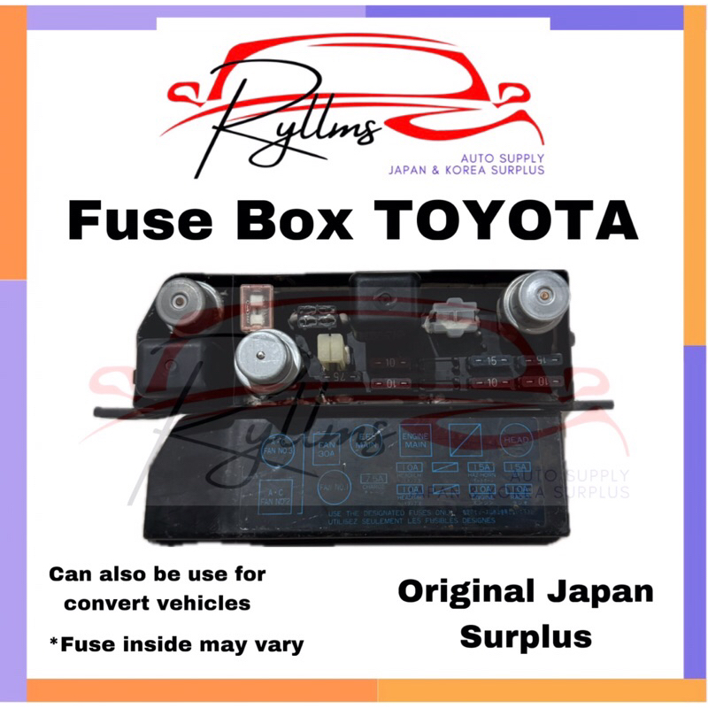 Fuse Box Toyota (Japan Surplus) | Shopee Philippines