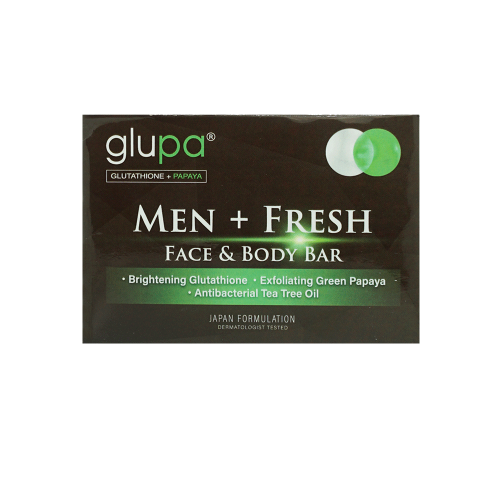 Glupa Men Soap White + Fresh 100g Glutathione & Papaya Formulation ...