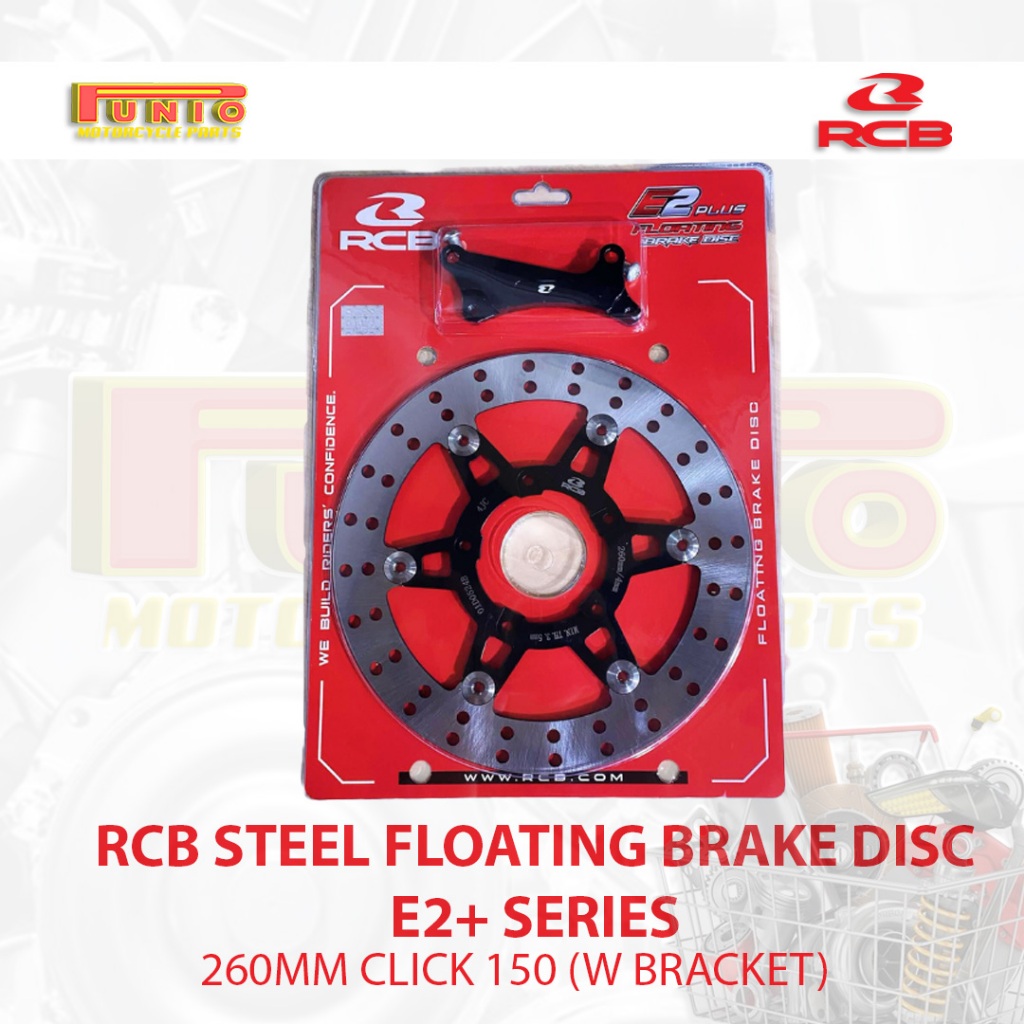 NEW! RCB Steel Floating Brake Disc E2+ Series for Honda Click 150 260mm ...
