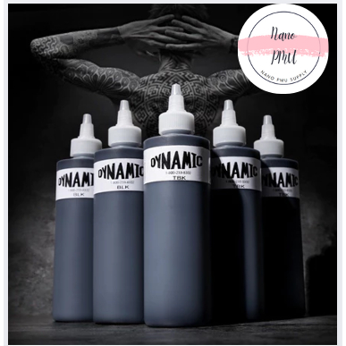 Dynamic tattoo ink, 3-color tattoo training ink Red, Black, Solid brown ...