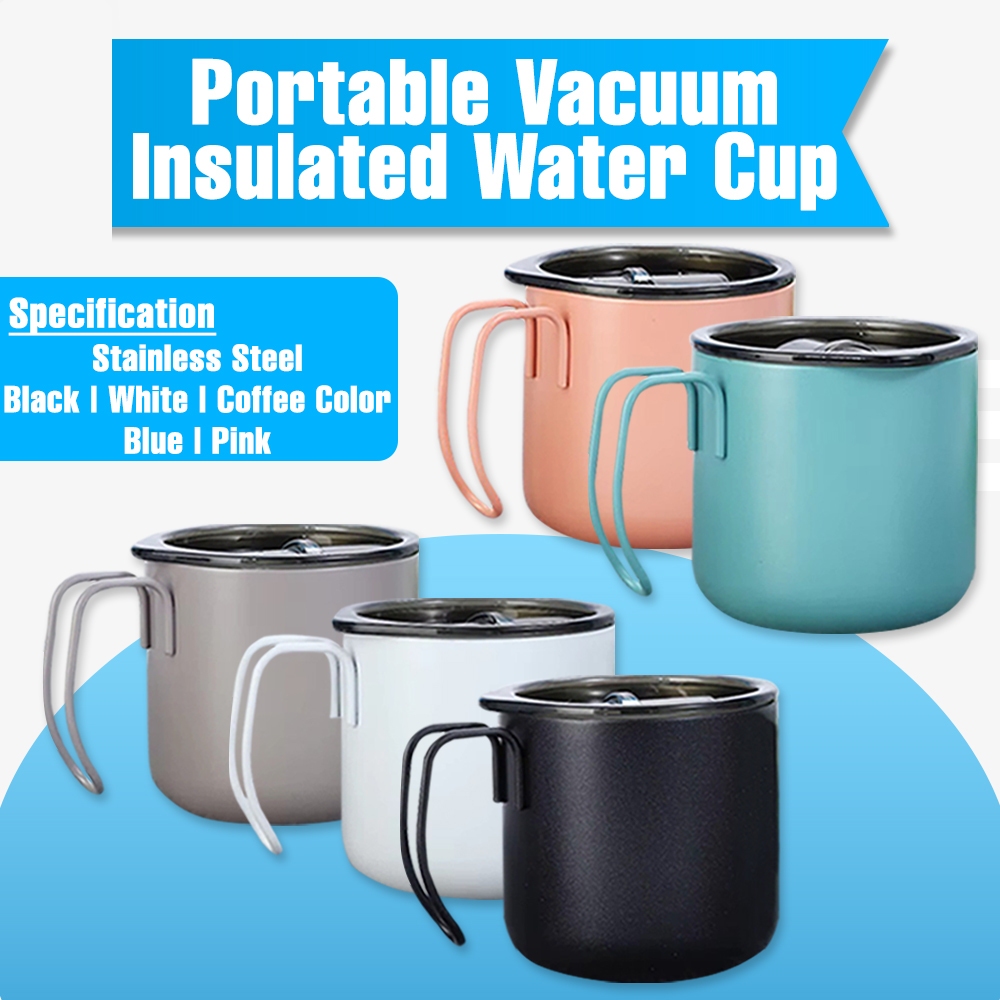 350ml Stainless Steel Vacuum Insulated Coffee Mug | Shopee Philippines