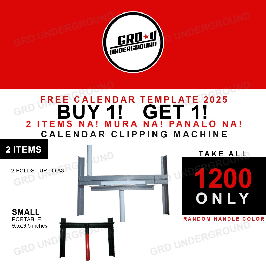 Calendar Clipping machine - 2 folds 0 up to a3 plus Portable Calendar ...
