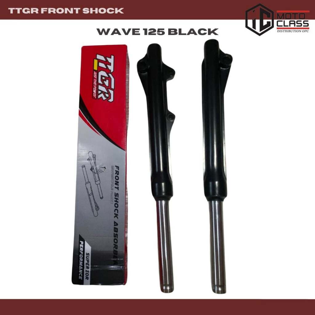 TTGR FRONT SHOCK WAVE 125 BLACK | Shopee Philippines