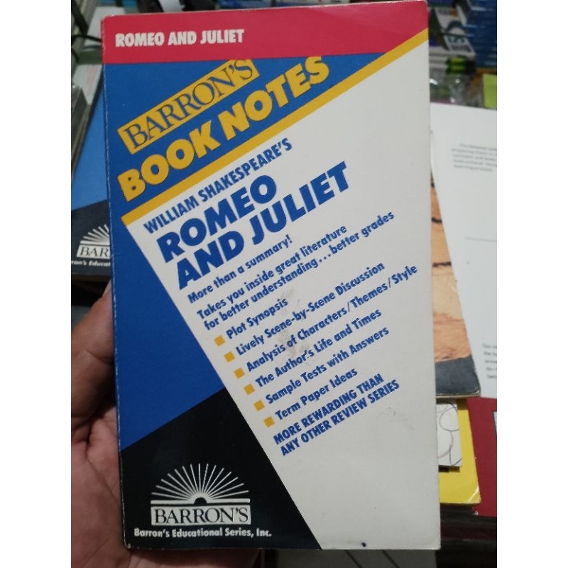BARRON'S WILLIAM SHAKESPEARE ROMEO AND JULIET (use | Shopee Philippines